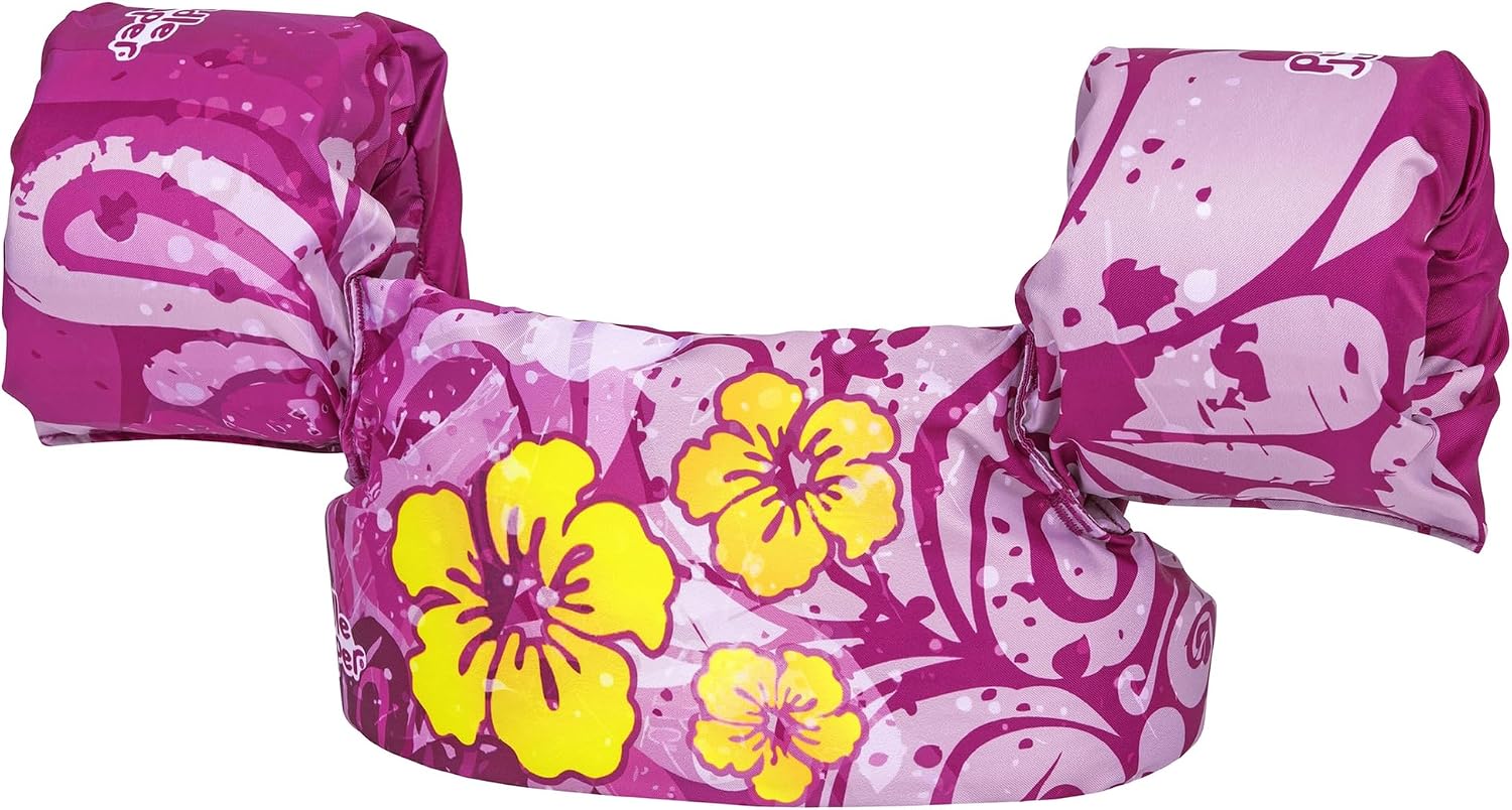 Amazon.com : Puddle Jumper Child Deluxe Life Vest - Tropical Flowers ...