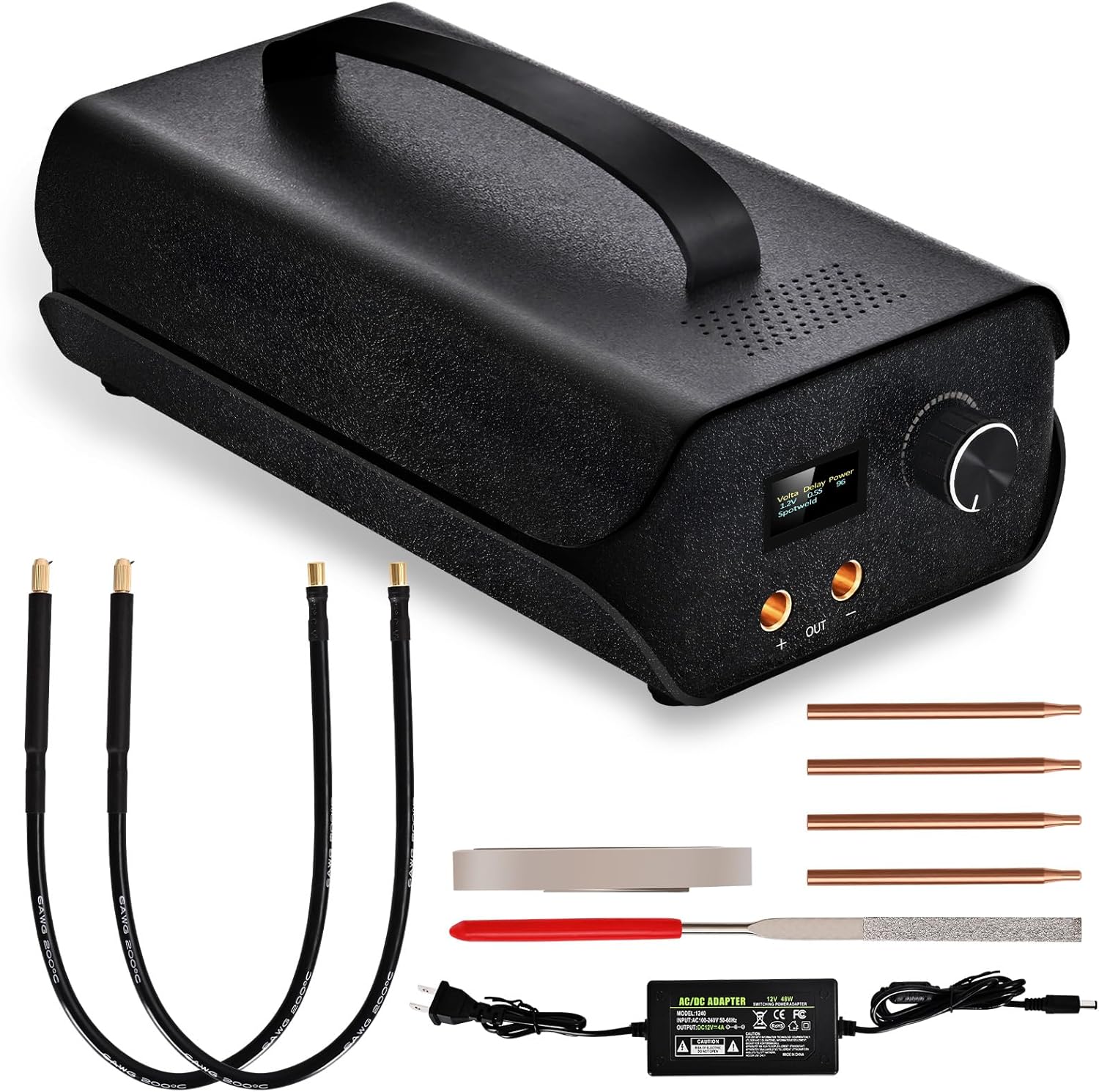 DIYAREA Portable Spot Welder, Farad Capacitor Spot Welding Machine ...