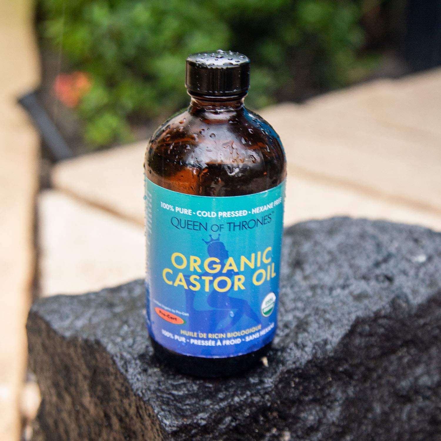 Snapklik.com : QUEEN OF THE THRONES Organic Golden Castor Oil - 500mL