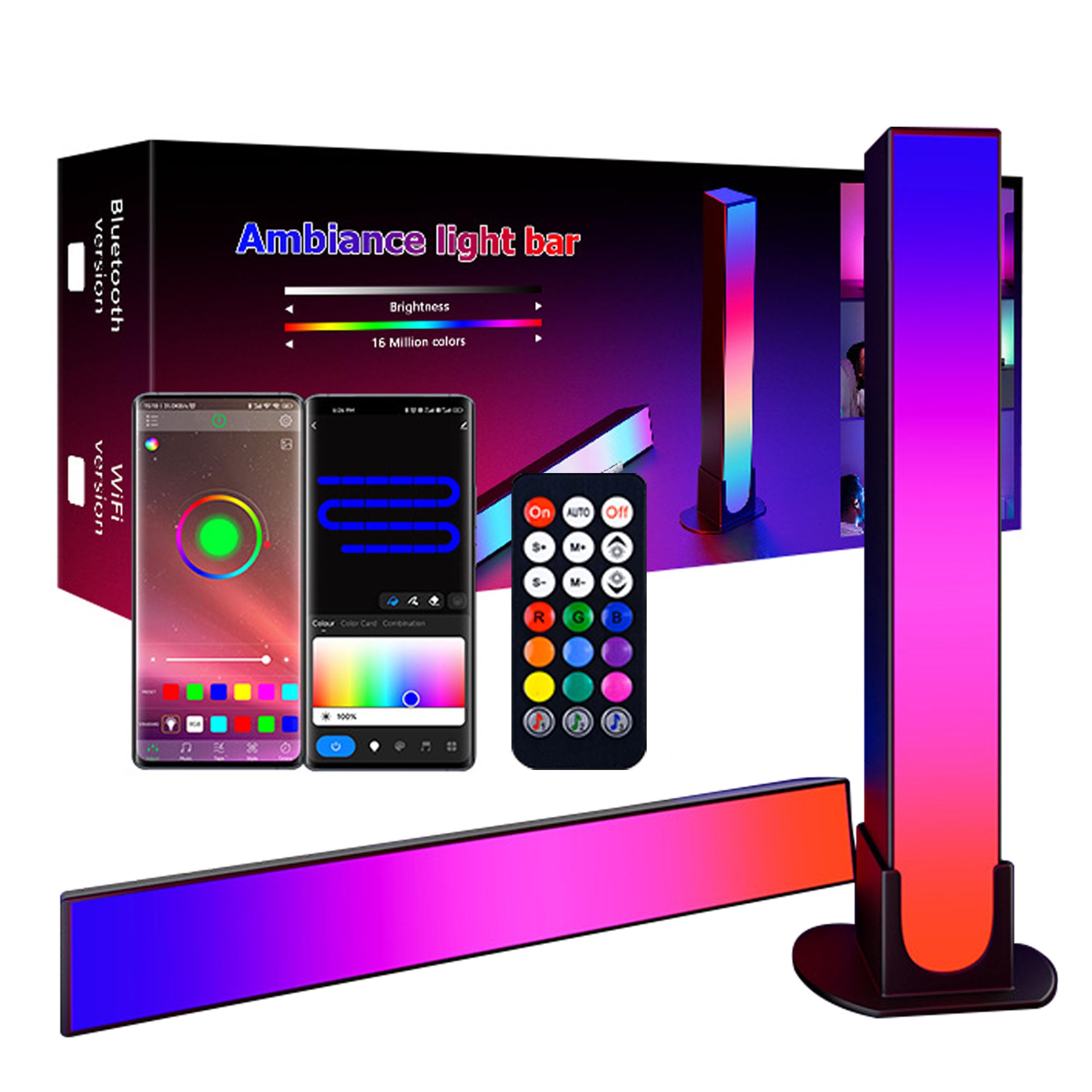 ECOESPTI Flow RGB Light Bar, WiFi Smart Light Bar with Music Sync, TV ...