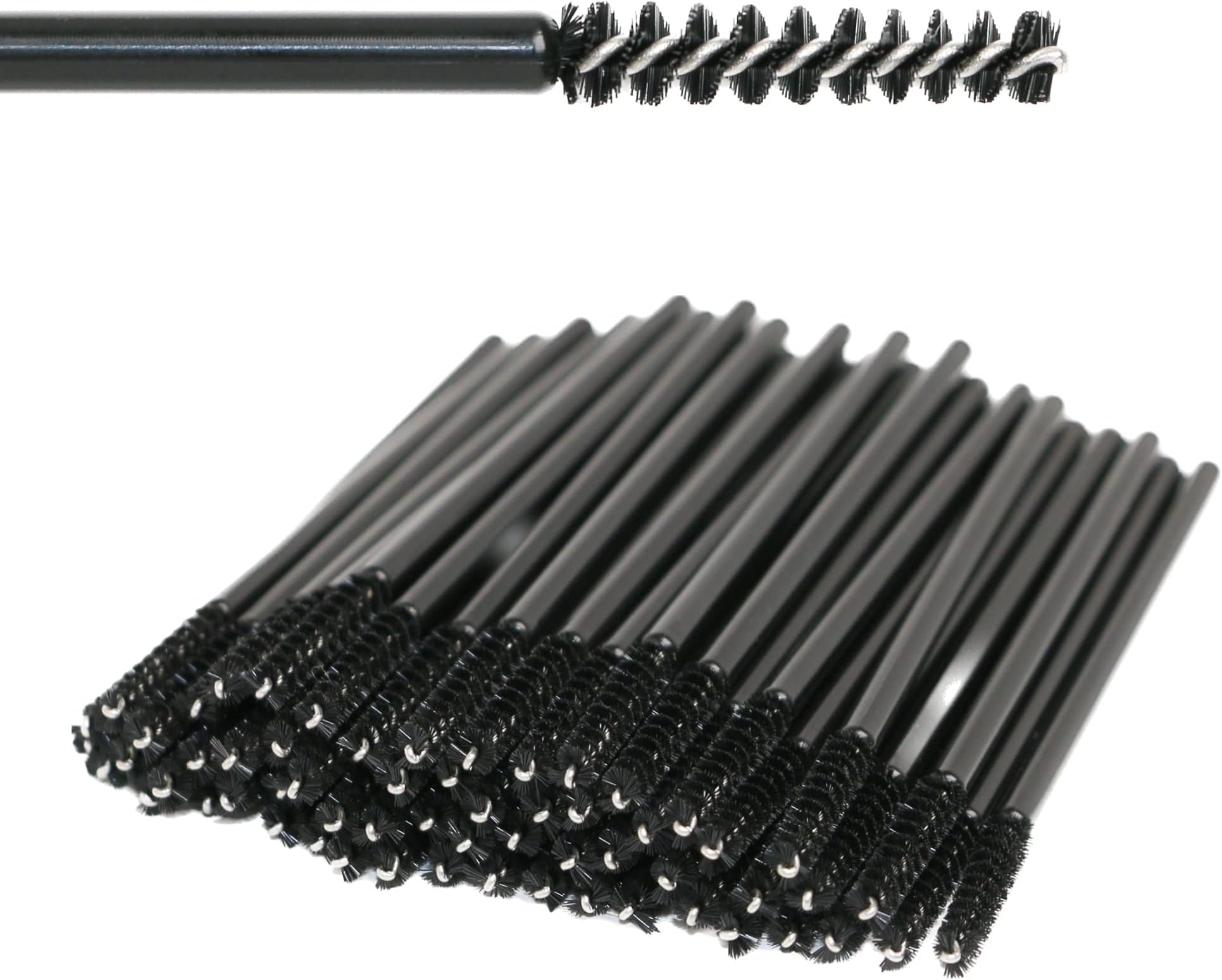 Amazon.com: Mini Disposable Skinny Mascara Wands Micro Eyelash Brush ...