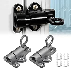 2PCS Aluminum Alloy Automatic Window Spring Latch, Spring Latch ...