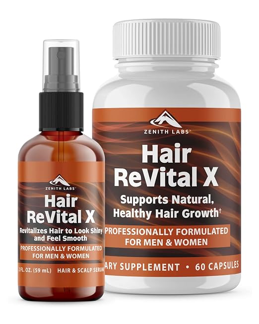 Amazon.com : Hair Revital X - Hair Growth System - Spray and Capsules ...