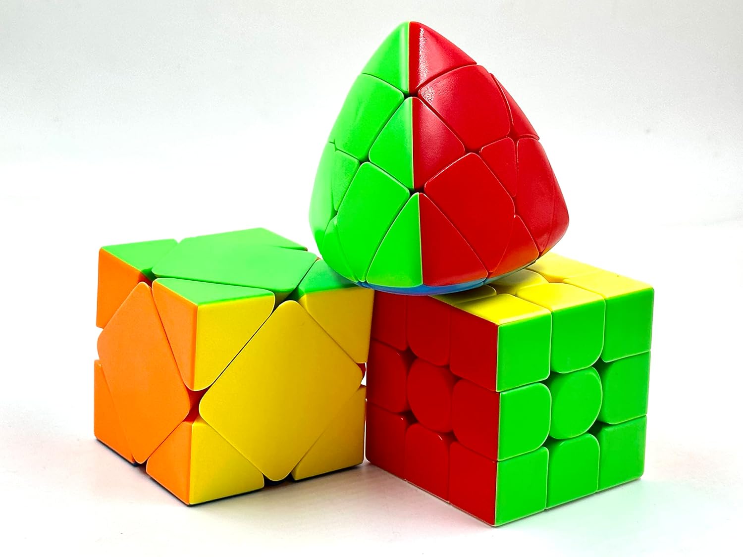 D ETERNAL Speed Cube Combo Set of 3x3x3,Skewb and Mastermorphix Cubes ...