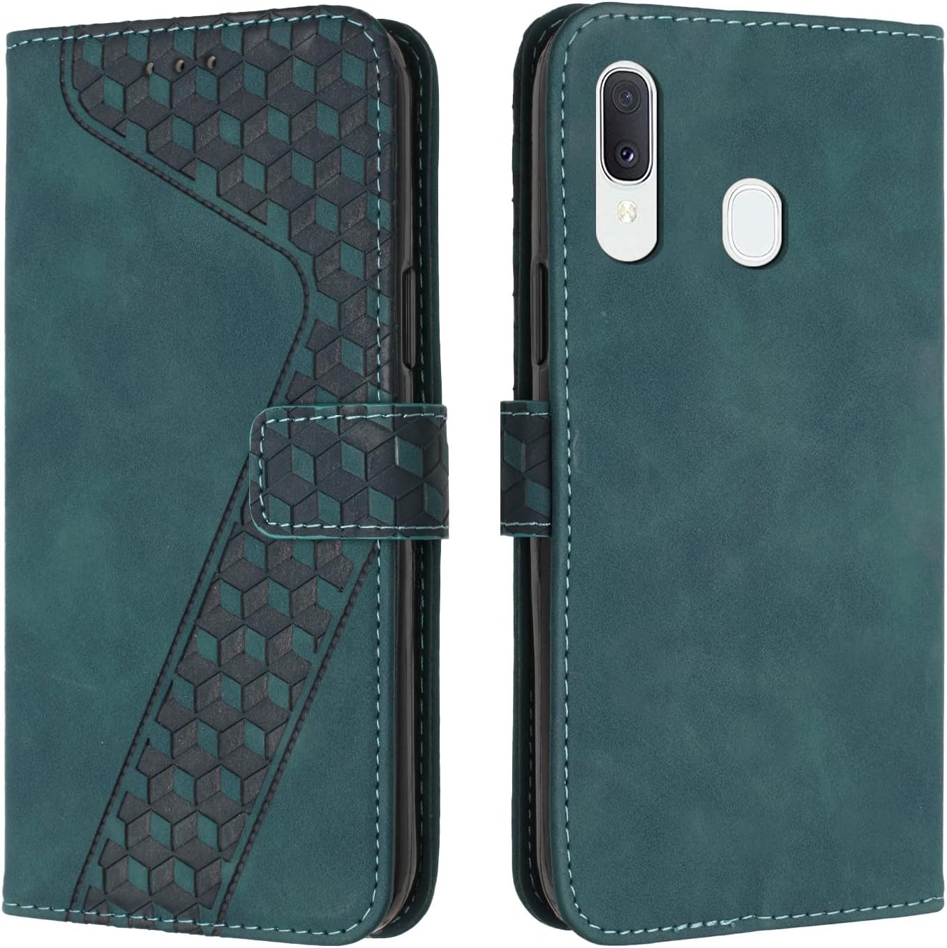 OKZone Compatible With Samsung Galaxy A40 Case, Wallet Case PU Premium ...