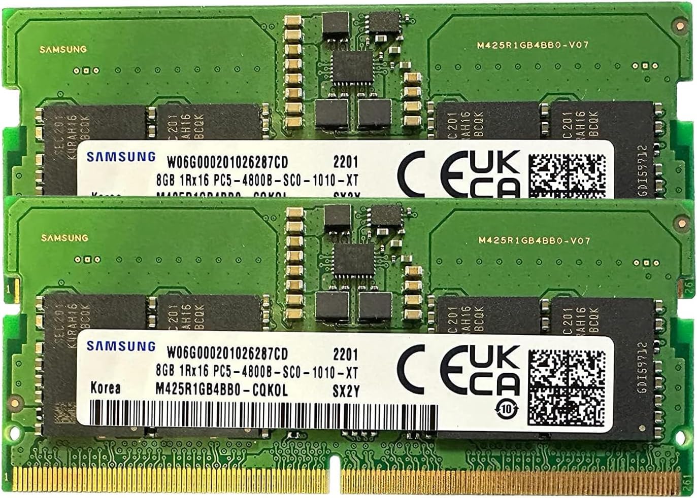 Amazon.in: Buy Samsung 16GB (8GB x 2) DDR5 4800MHz SODIMM PC5-38400 ...