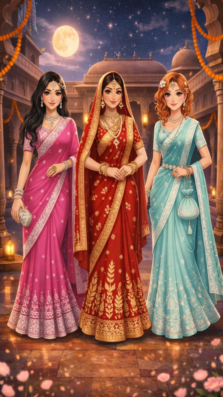 Saree Dress Up Game – Indian Fashion Stylist, Bridal Makeup ...