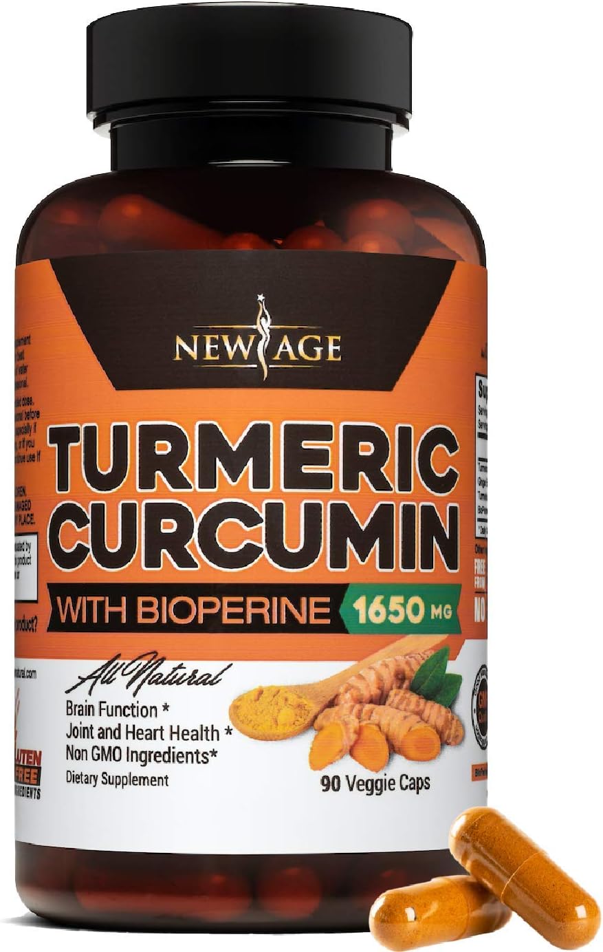 Amazon.com: Turmeric Curcumin with BioPerine Black Pepper & 95% ...