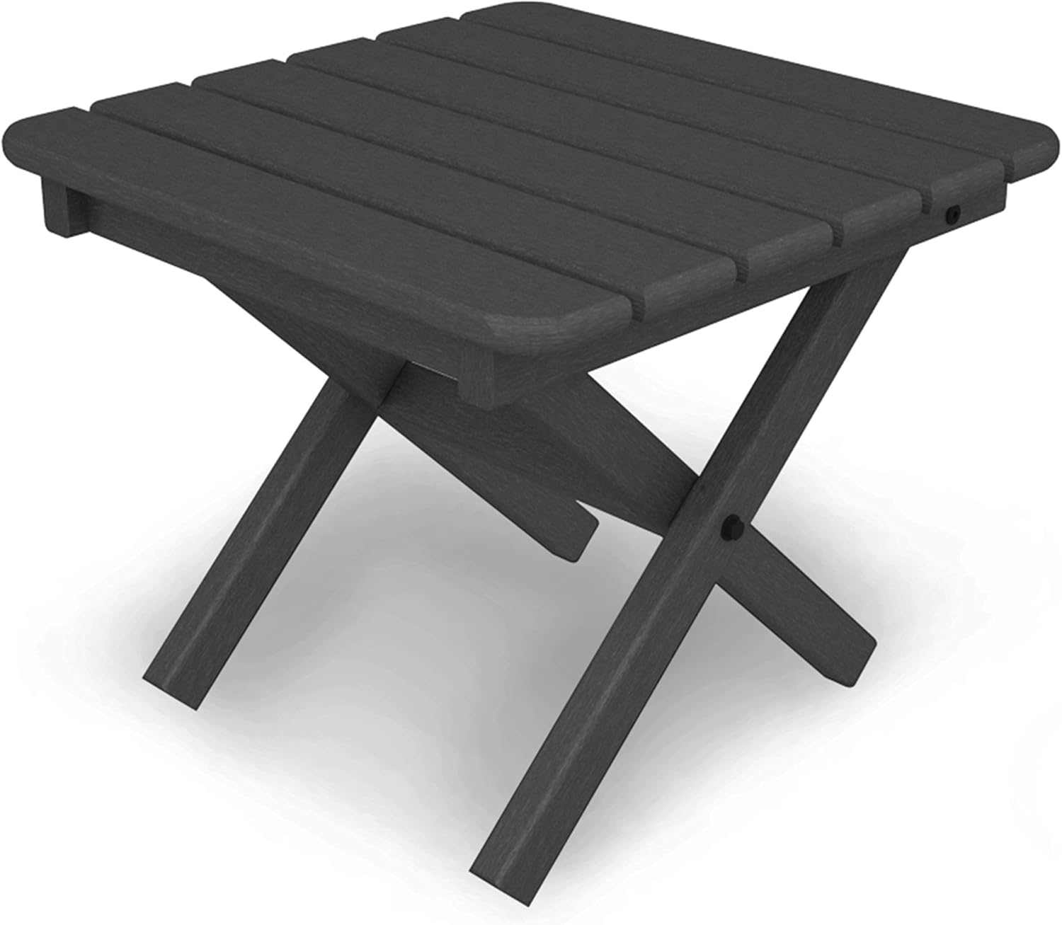 Amazon.com : POLYWOOD® Side Table, Slate Grey : Patio Side Tables ...