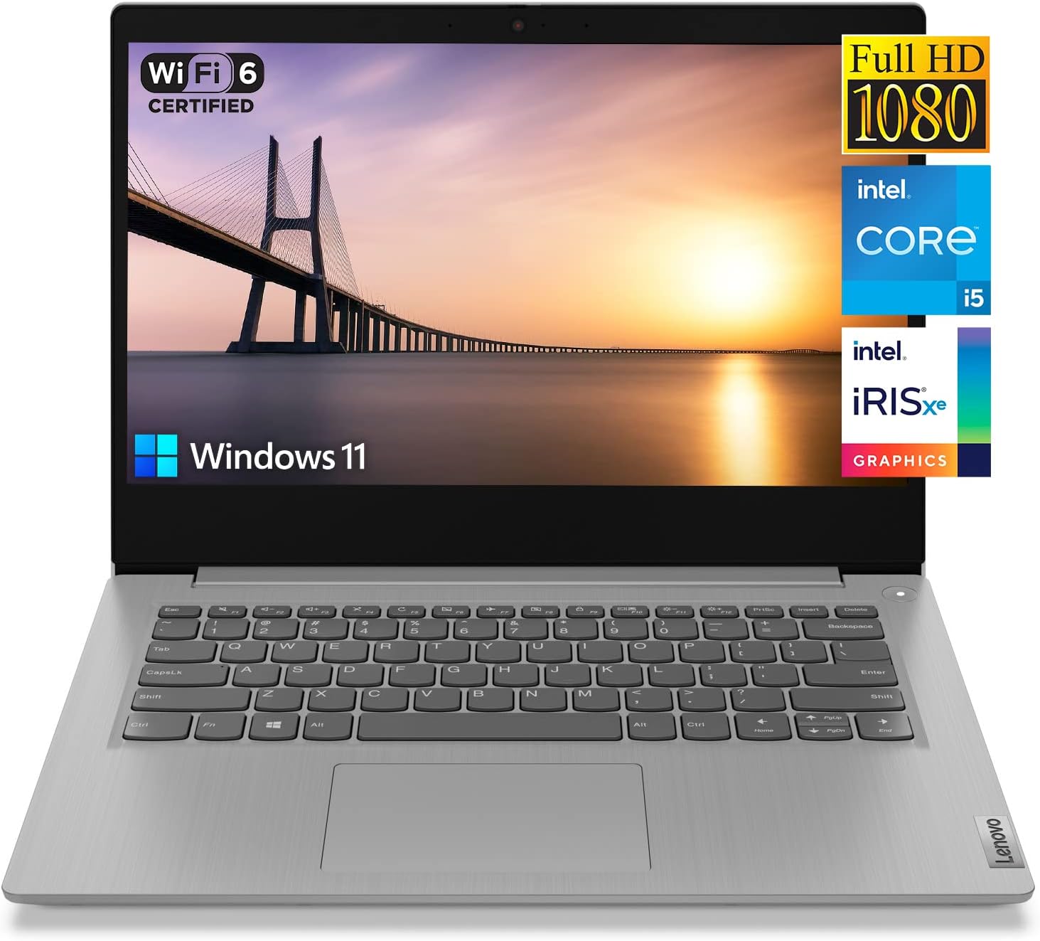 Lenovo IdeaPad 3i Laptop, 14" FHD Display, Quad-core Intel i5-1135G7 ...