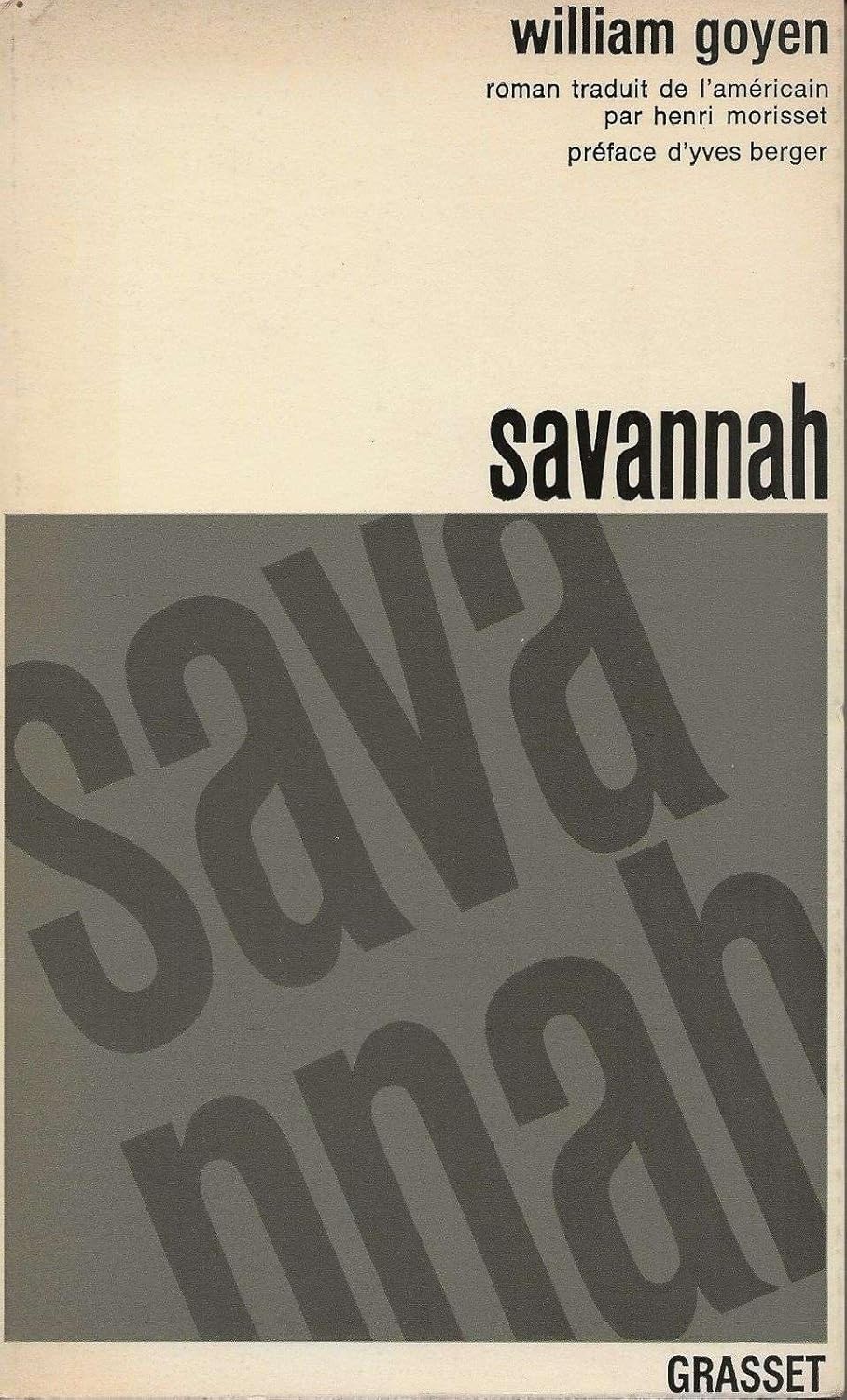 Amazon.com: Savannah: Goyen william: Books