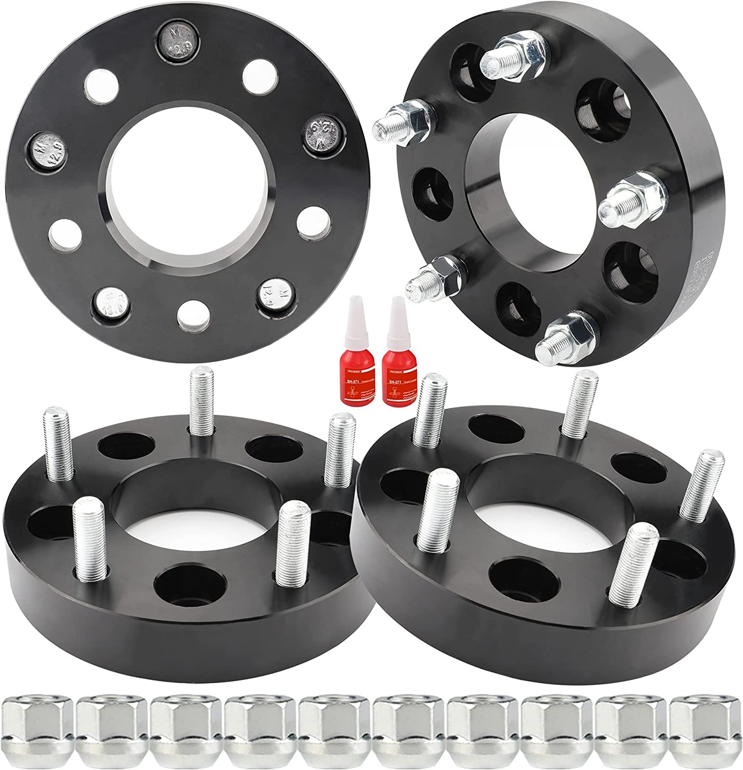 1.25'' Wheel Adapters 5x5 to 5x5.5 (5x127 to 5x139.7) Bore 78.3mm for ...