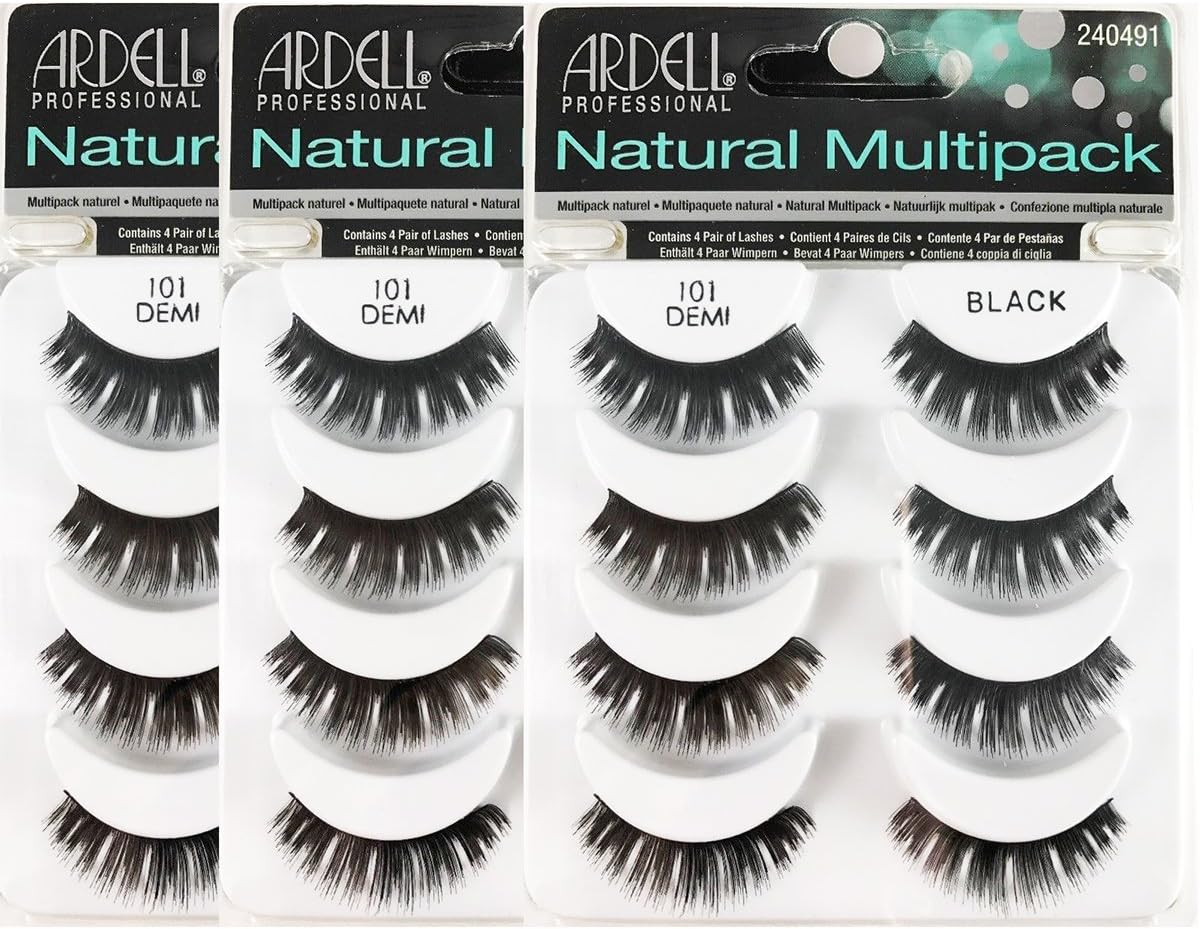 Amazon.com: (3 Pack) ARDELL Professional Natural Multipack - 110 Black ...