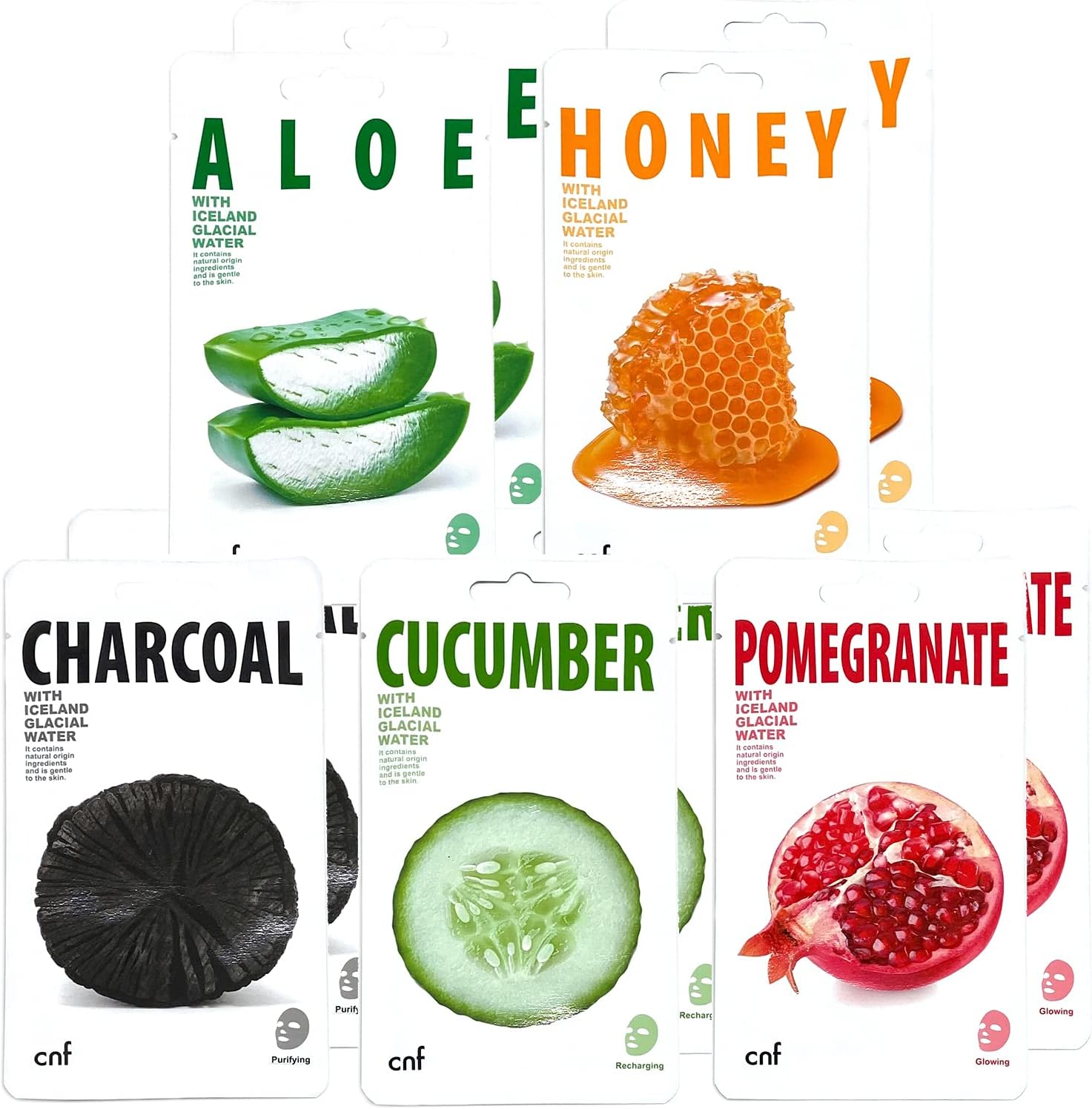 Amazon.com: CNF Cnf the iceland mask sheet set combo 40 packs - 8 Packs ...