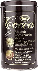 HINTZ COCOA POWDER TIN 454 GM: Buy Online at Best Price in UAE - Amazon.ae