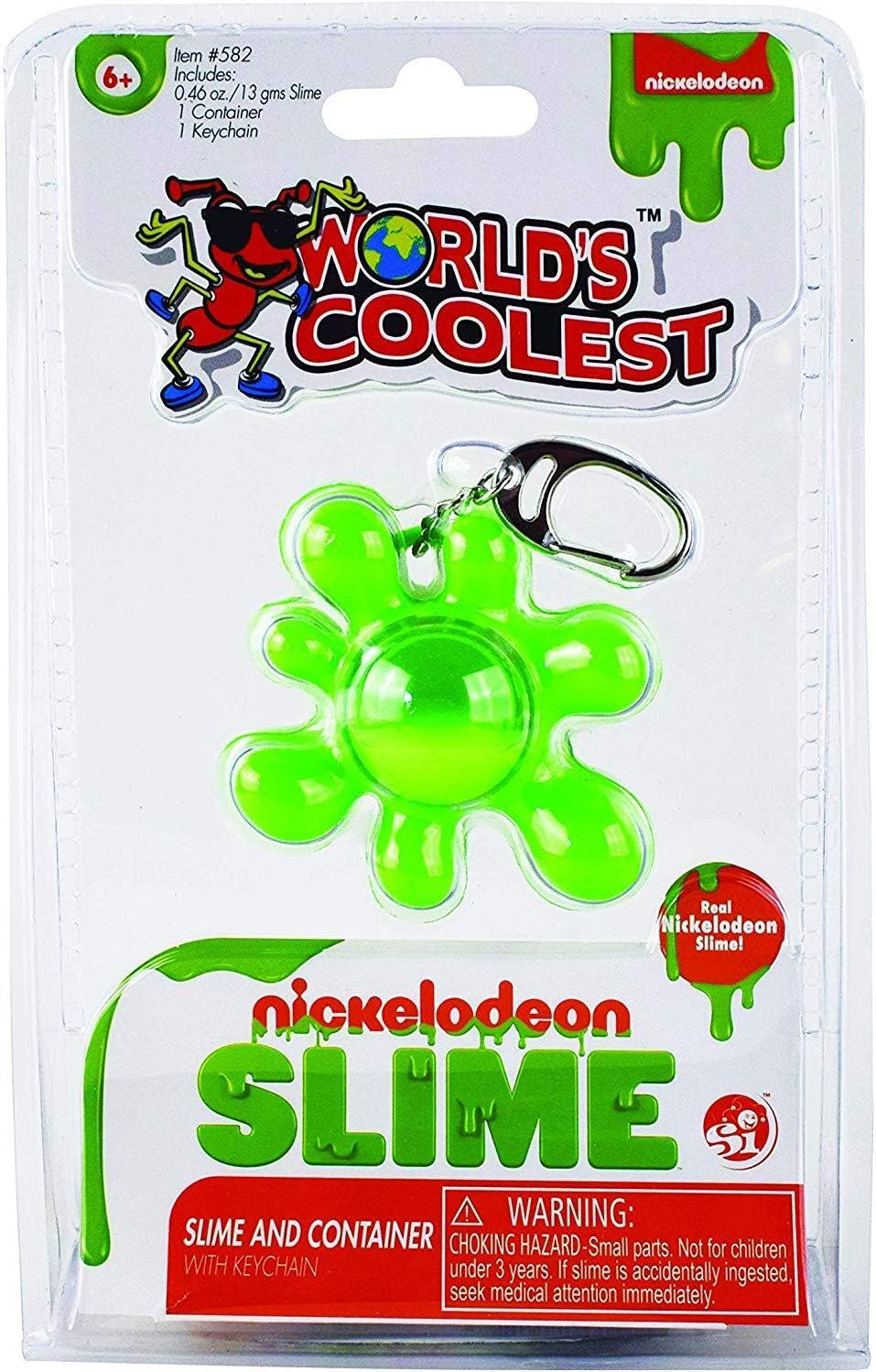 Amazon.com: World's Coolest Nickelodeon Slime Keychain, : Clothing ...