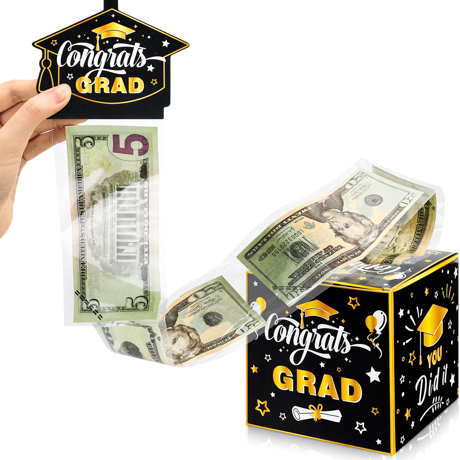 Amazon.com: Humyoun 2024 Graduation Money Box Congrats Grad Gift Card ...