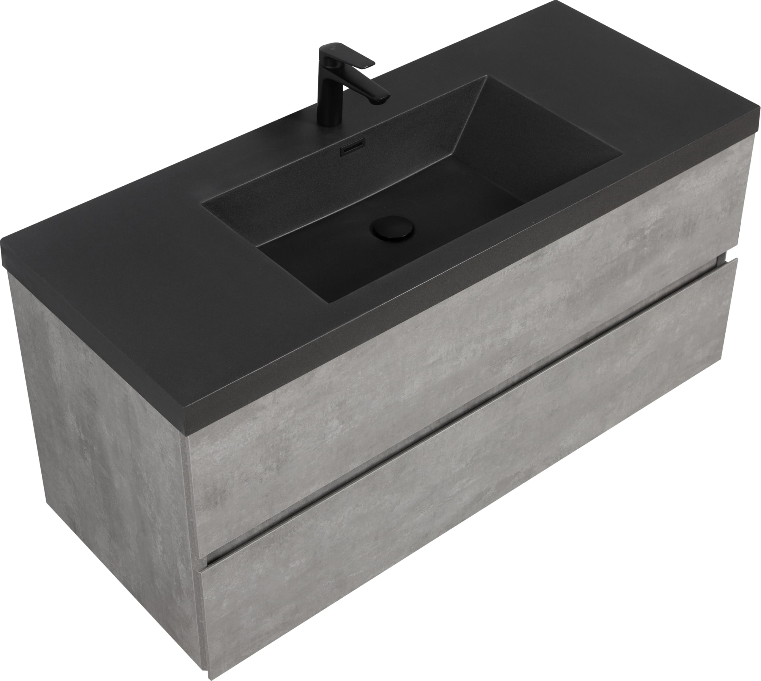 Amazon.com: 48 inch Floating Bathroom Vanity with Sink, Modern Wall ...