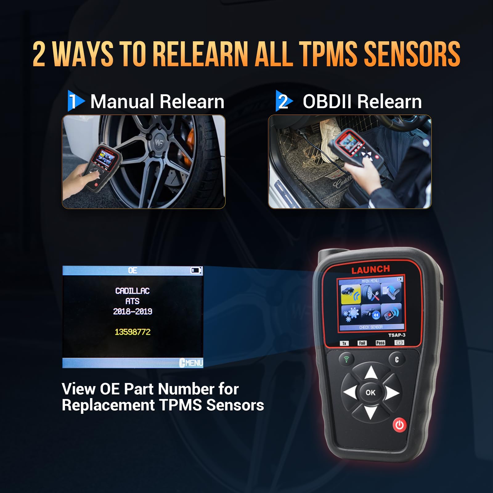 Snapklik.com : TSAP-3 TPMS Programming Tool, Activate/Read/Relearn All ...