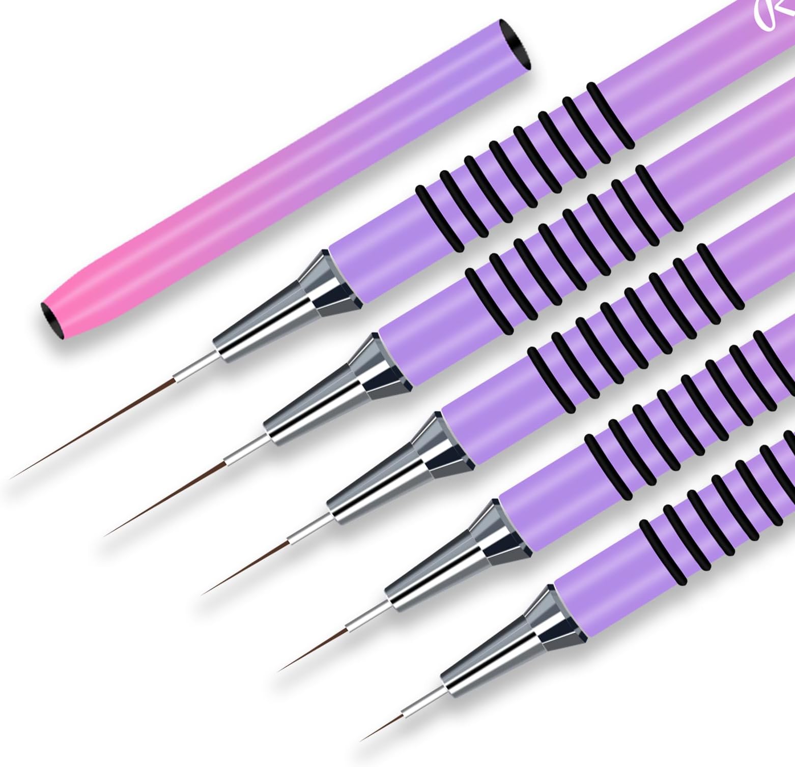 Amazon.com : Nail Art Liner Brushes, Nail Art Tools with Striping Nail ...