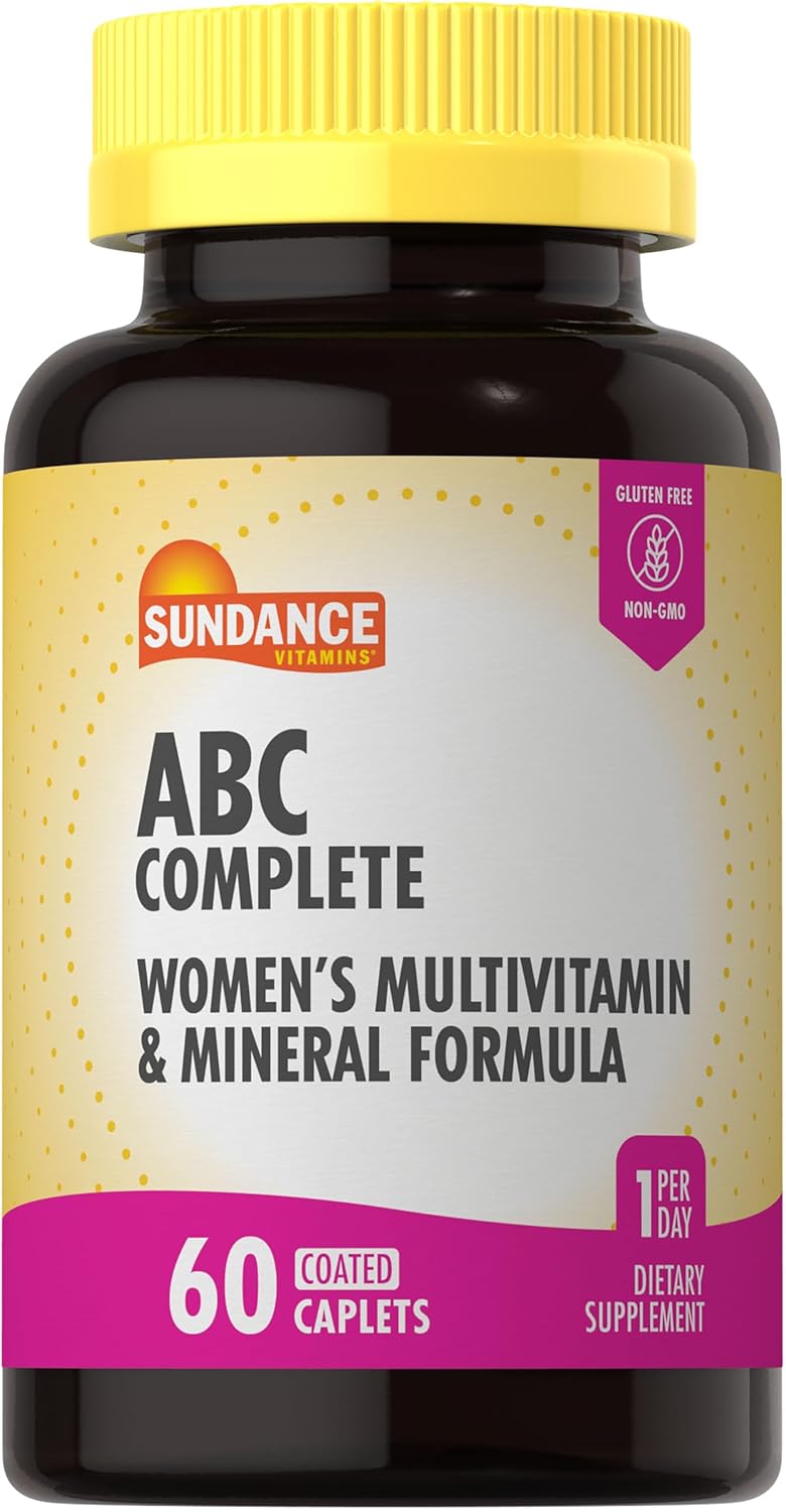 Amazon.com: Sundance Women's ABC Complete Multivitamin | 60 Caplets ...