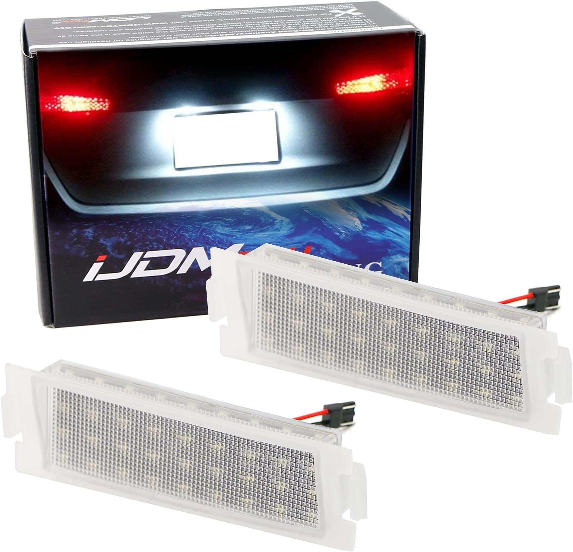 Amazon.com: iJDMTOY OEM-Fit 3W Full LED License Plate Light Kit ...