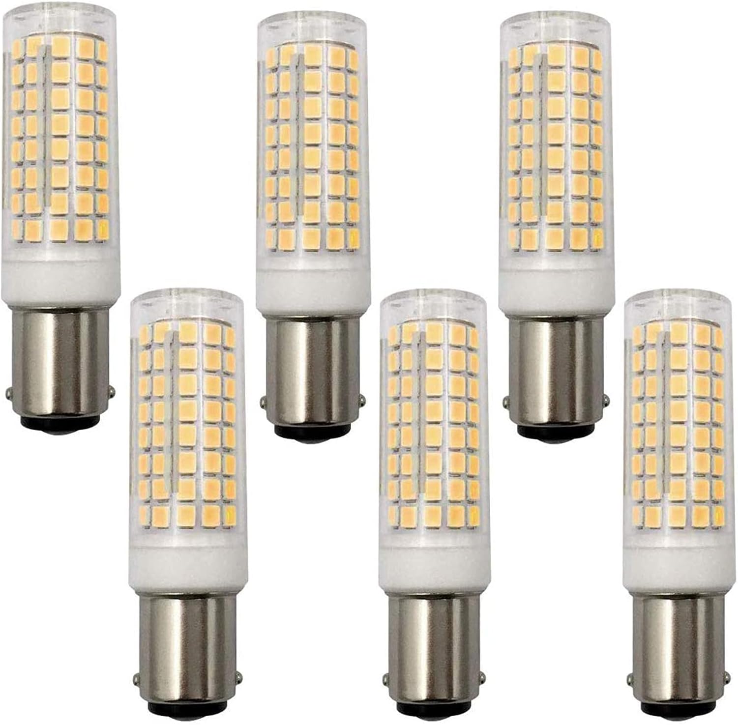 Lamsky BA15D Led Bulbs 6W Dimmable 120V,B15 Double Contact Bayonet Base ...