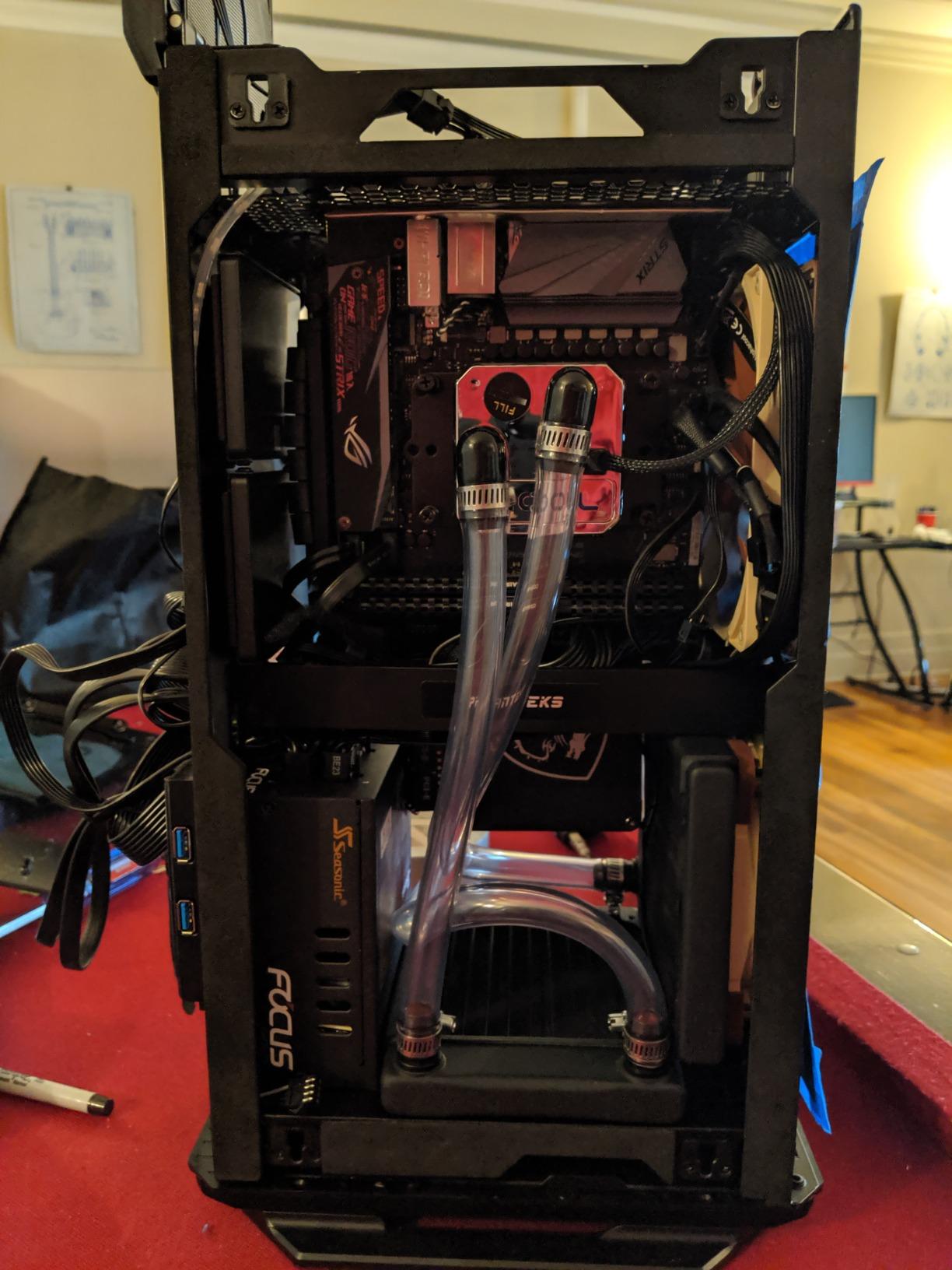 Amazon.com: XSPC TX480 Ultra Thin Radiator, 120mm x 4, Quad Fan, White ...