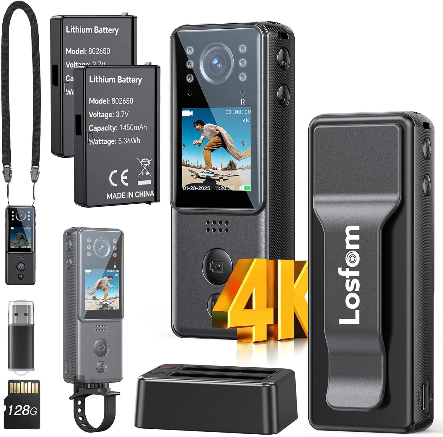 Losfom Z11 4K Body Camera User Manual