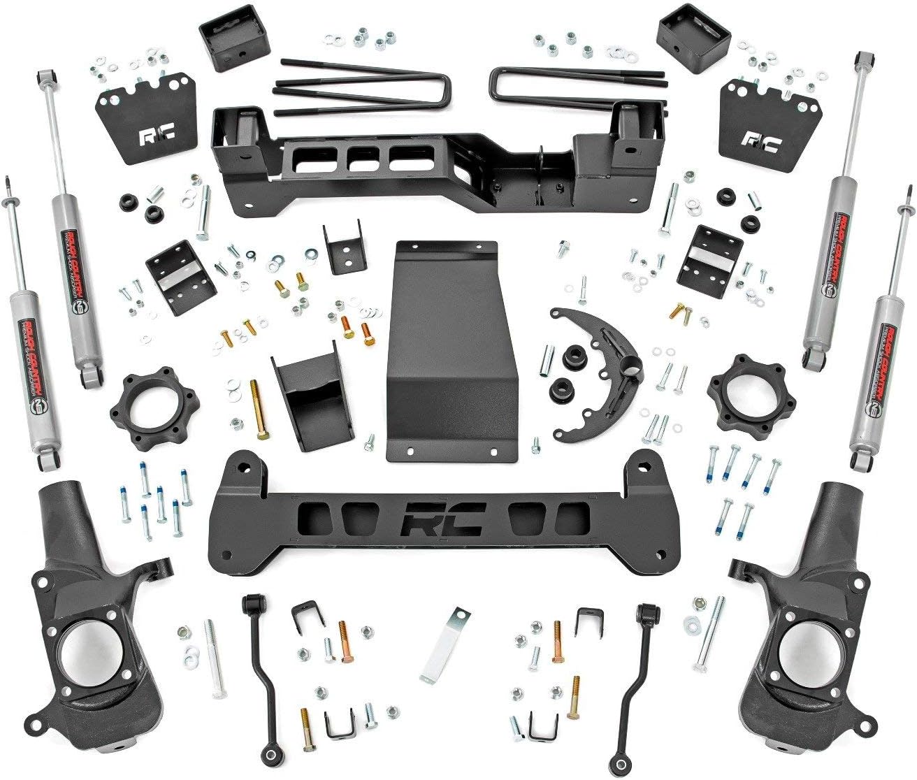 Amazon.com: Rough Country 6" Suspension Lift Kit for 2001-2010 Chevy ...