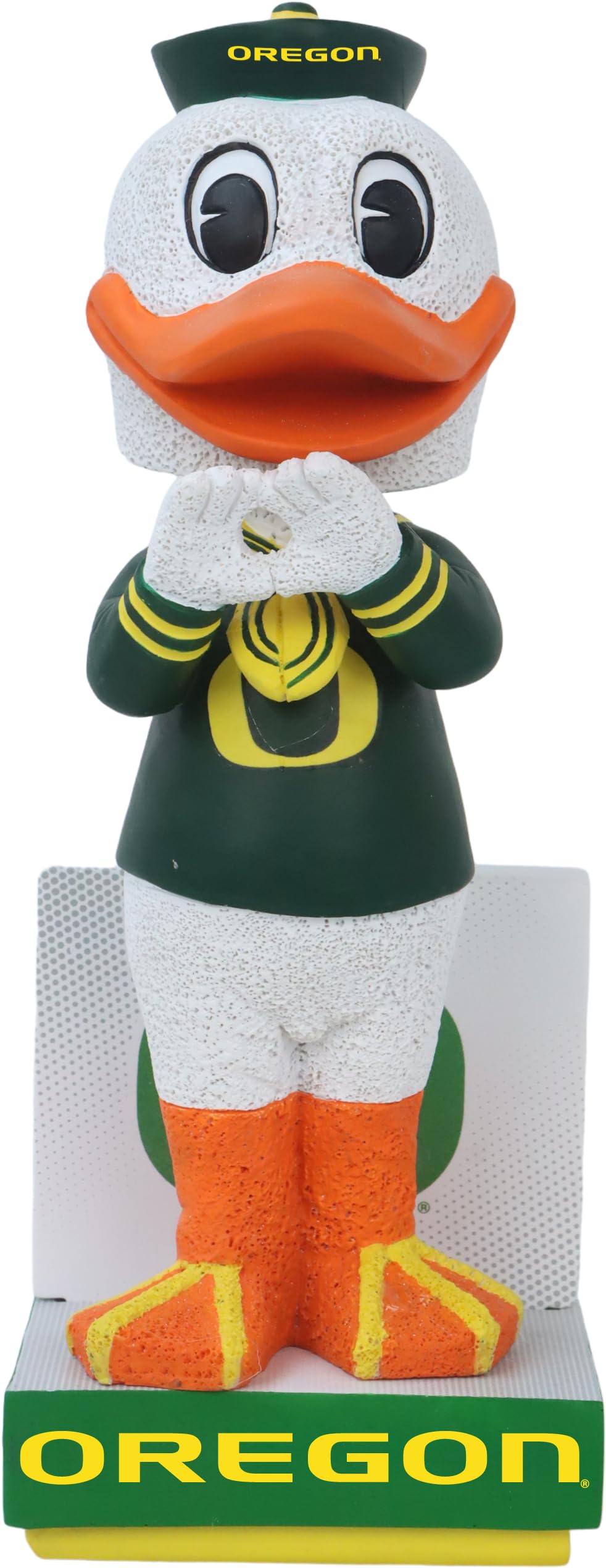Amazon.com : The Oregon Duck Oregon Ducks Throwing The O Bobblehead ...
