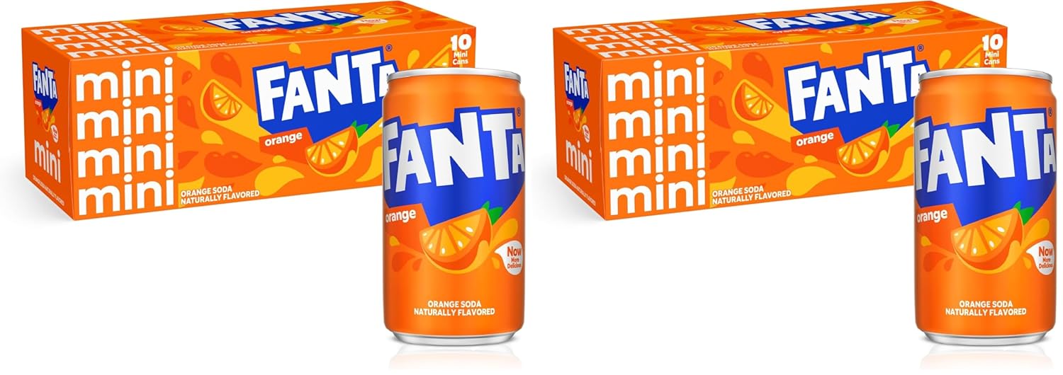 Amazon.com: Fanta Orange Soda Fruit Flavored Soft Drink, 7.5 fl oz, 20 Pack