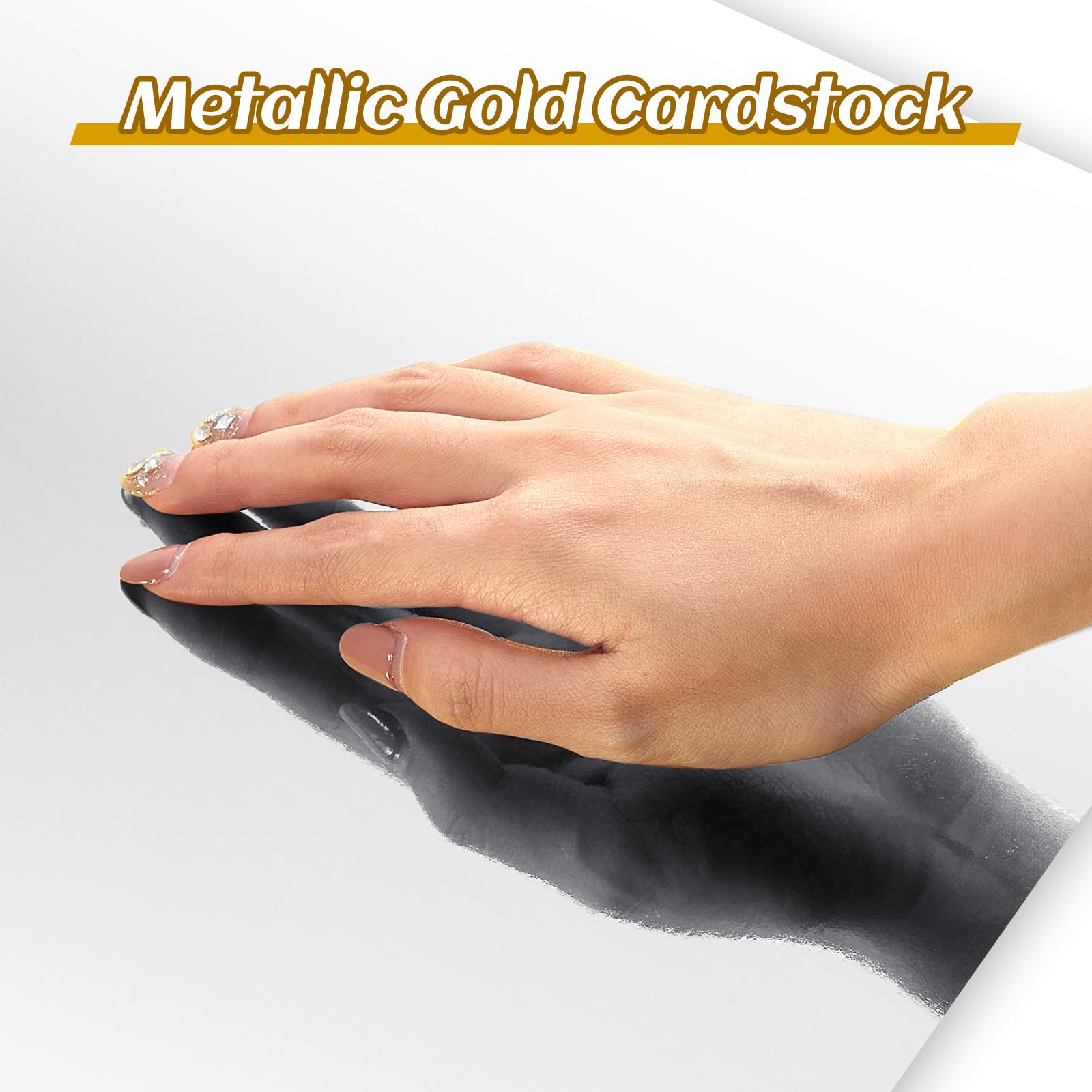 Snapklik.com : 50 Sheets Silver Cardstock 12 X 12 Glitter Shimmer ...