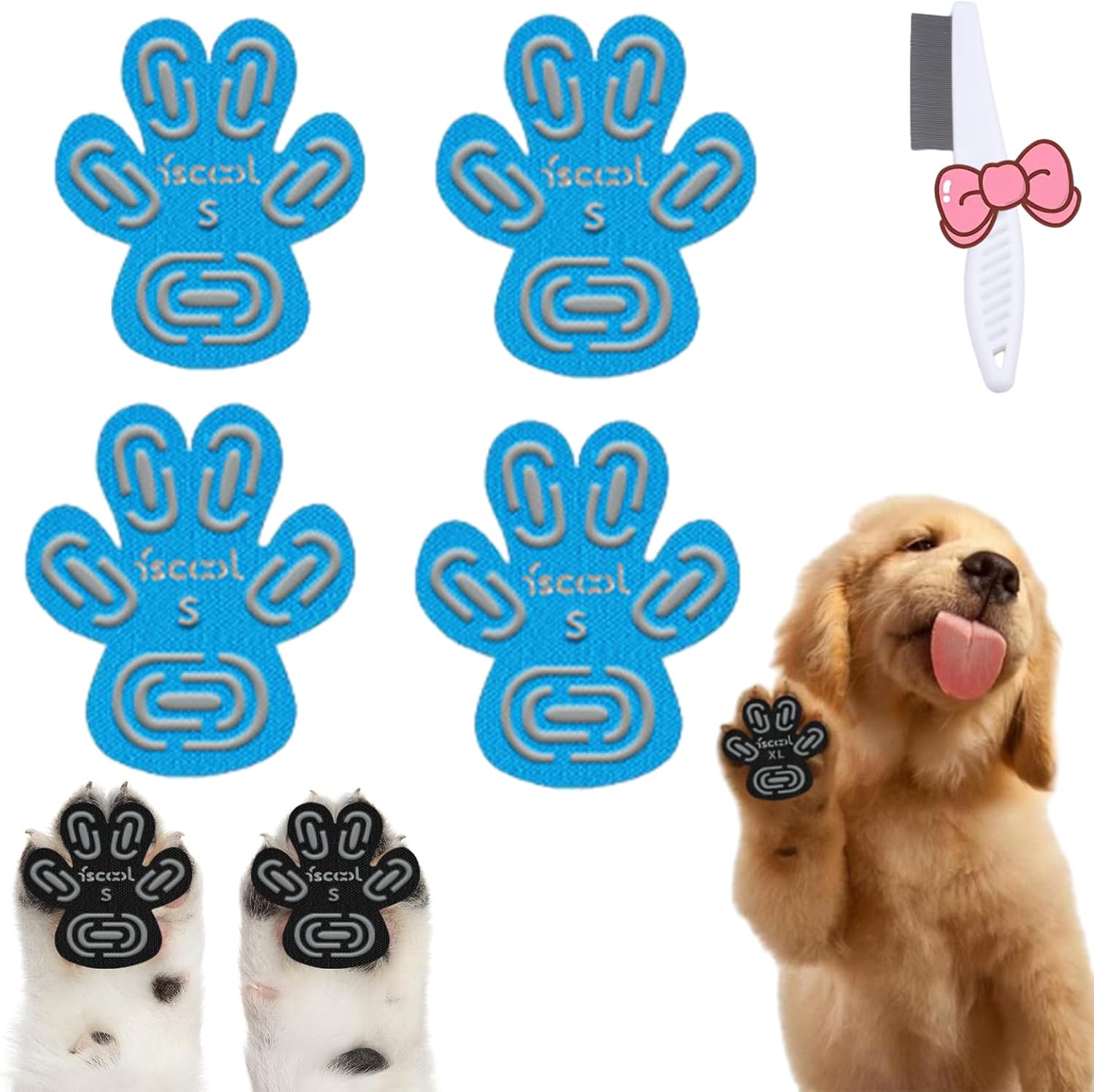 Amazon.com : Peel and Stick Dog Paw Pads, Paw Protectors for Dogs Hot ...