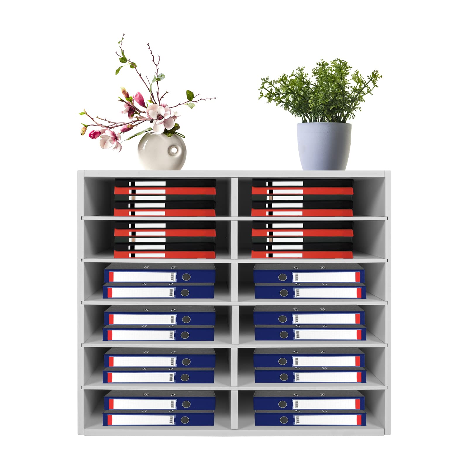 Amazon.com : Desktop Literature Organizer Adjustable File Sorter Mail ...