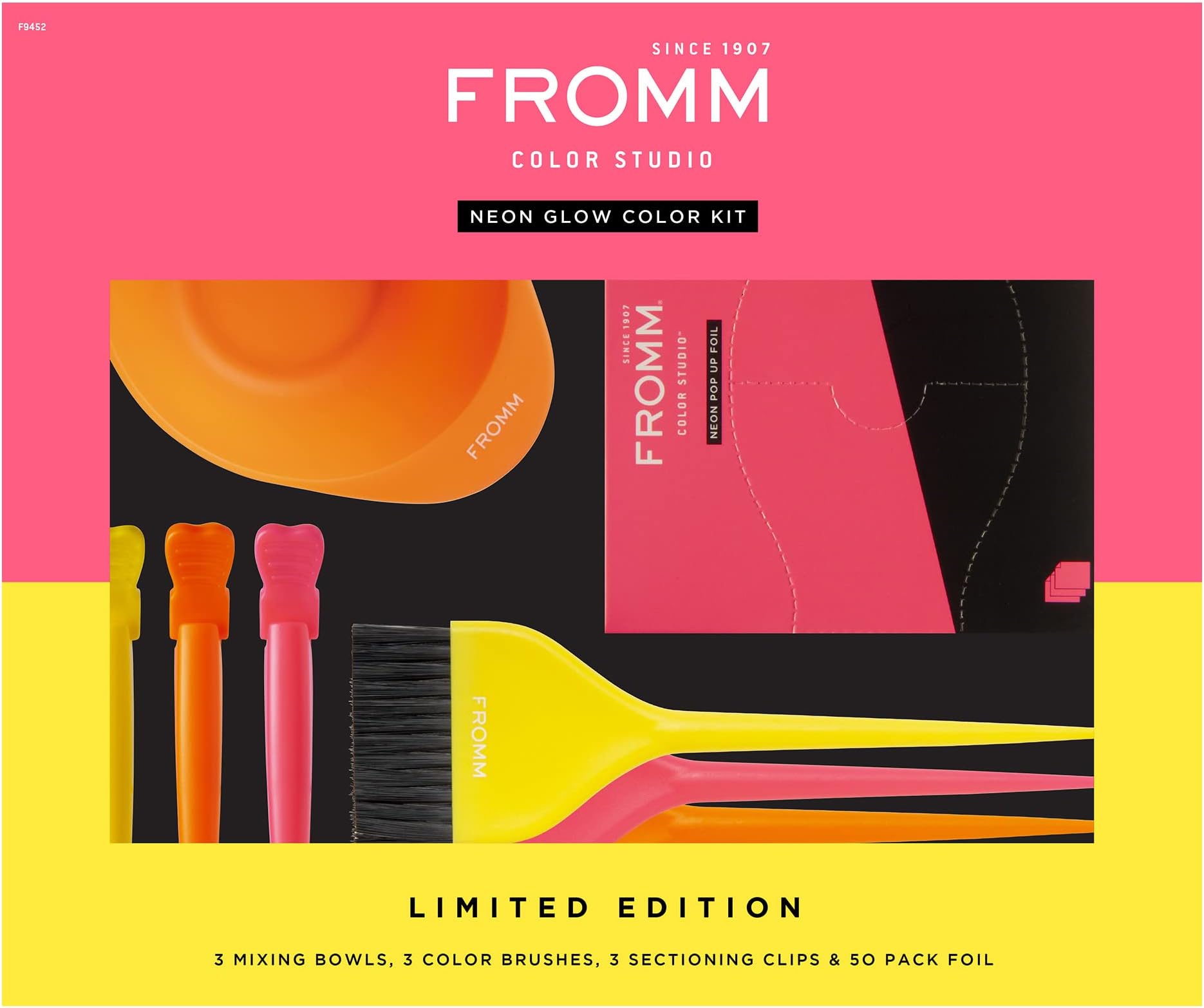 Amazon.com : Fromm Color Studio Professional Hair Dye Coloring Kit for ...