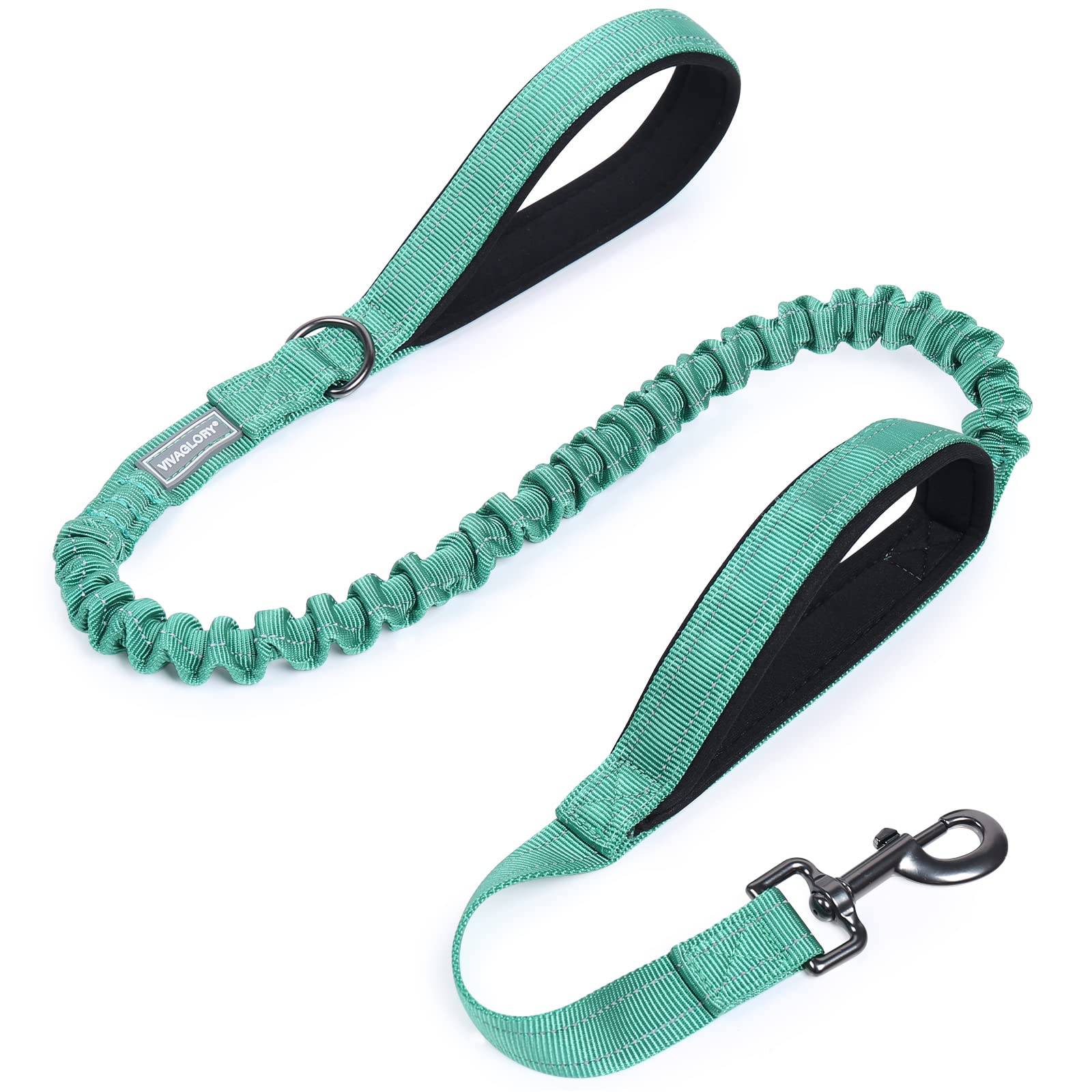 Snapklik.com : VIVAGLORY Heavy Duty Bungee Dog Leash, Dual Padded ...