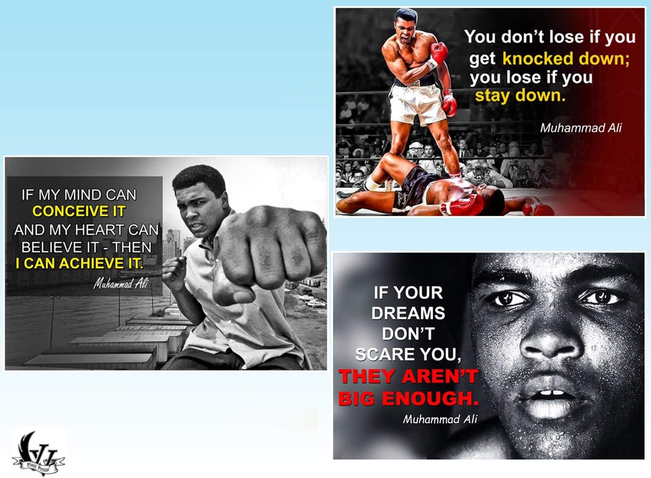 Amazon.com: Muhammad Ali Poster Quote Boxing Black History Month ...