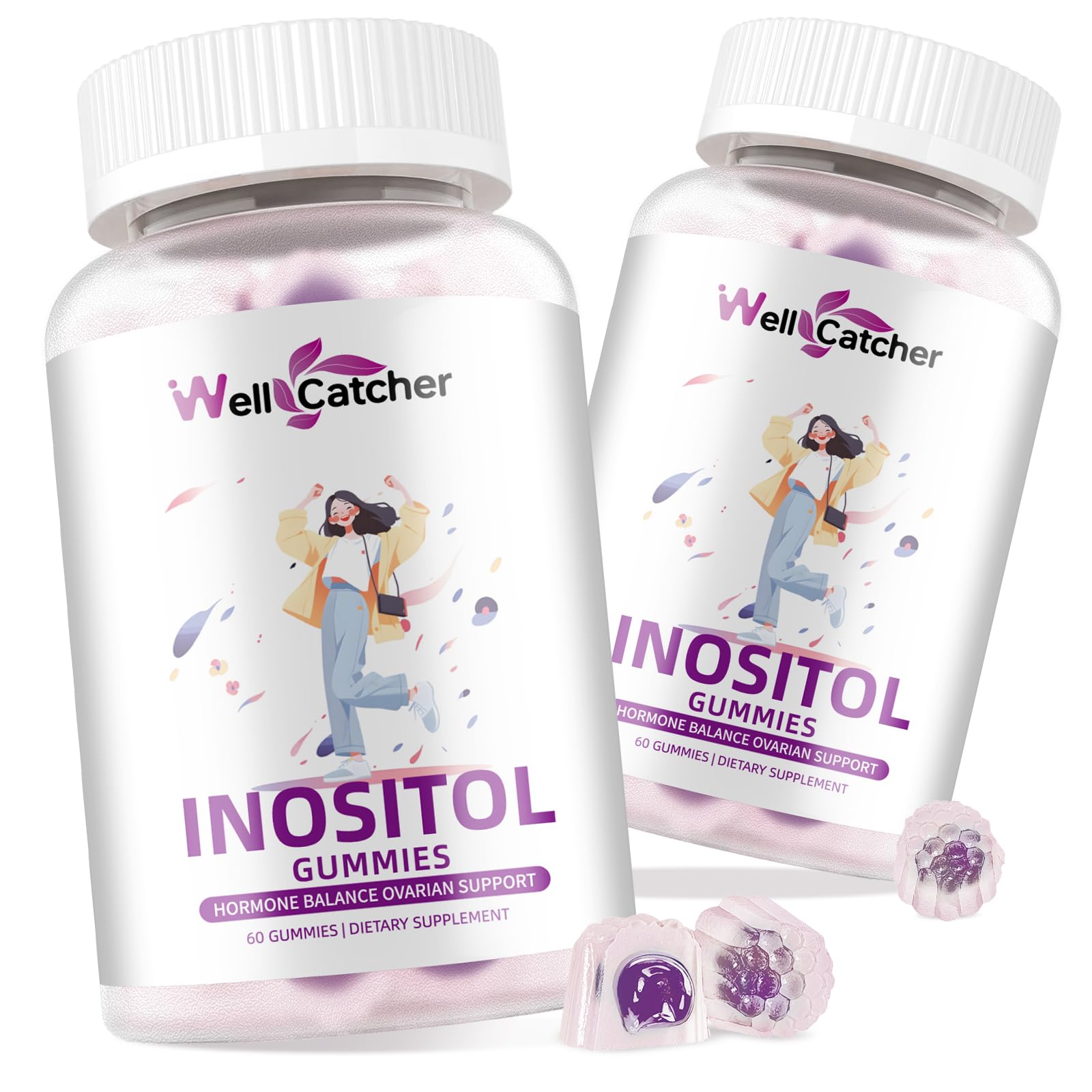 Amazon.com: Wellcatcher Inositol Gummies Myo-Inositol & D-Chiro ...