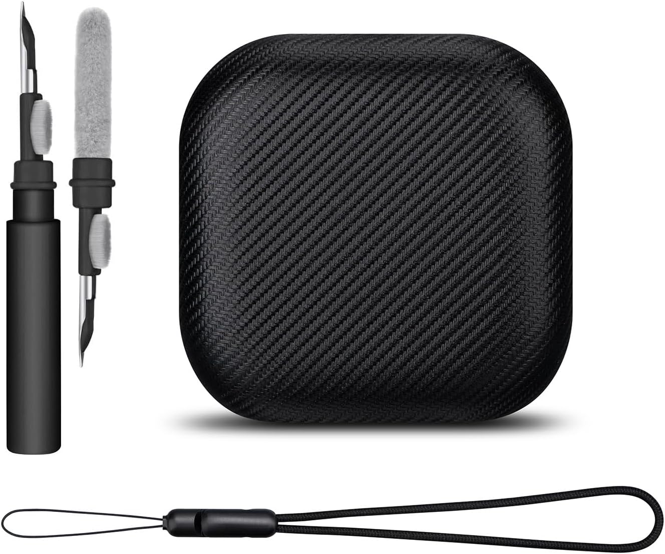 Amazon.com: LOPIE Carbon Fiber Texture Case for SHOKZ OpenFit Open ...