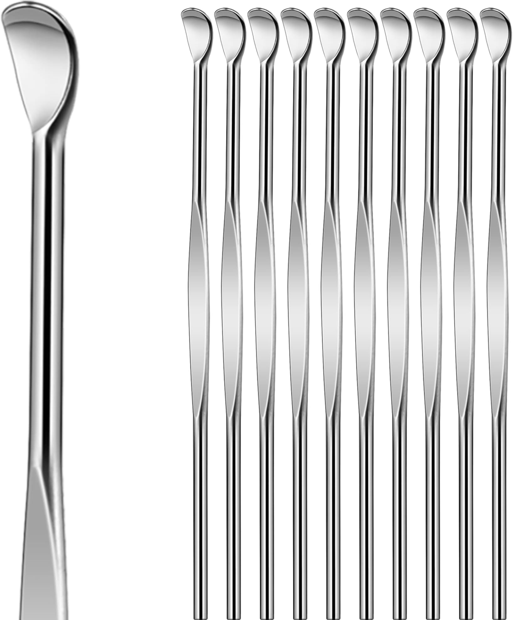 Amazon.com: SUPVOX 6pcs Stainless Steel Ear Pick Metal Ear Spoon Ear ...