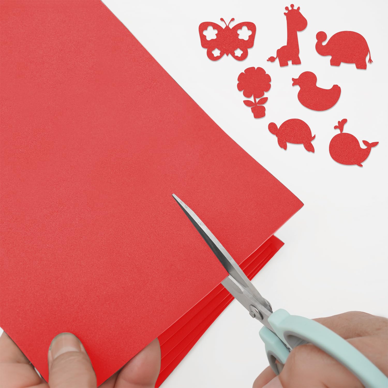 Snapklik.com : MEARCOOH Self Adhesive Foam Sheets, Red 9x12 Inch 2mm ...