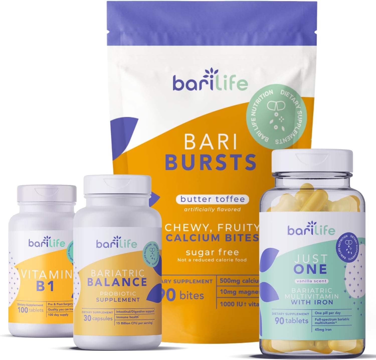 Amazon.com: Bari Life Post-Op, Gastric Sleeve, Gastric Bypass Vitamin ...