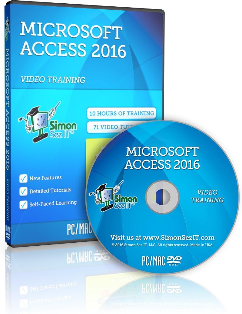 Amazon.com: Learn Microsoft Access 2016 Training Course For Beginners ...