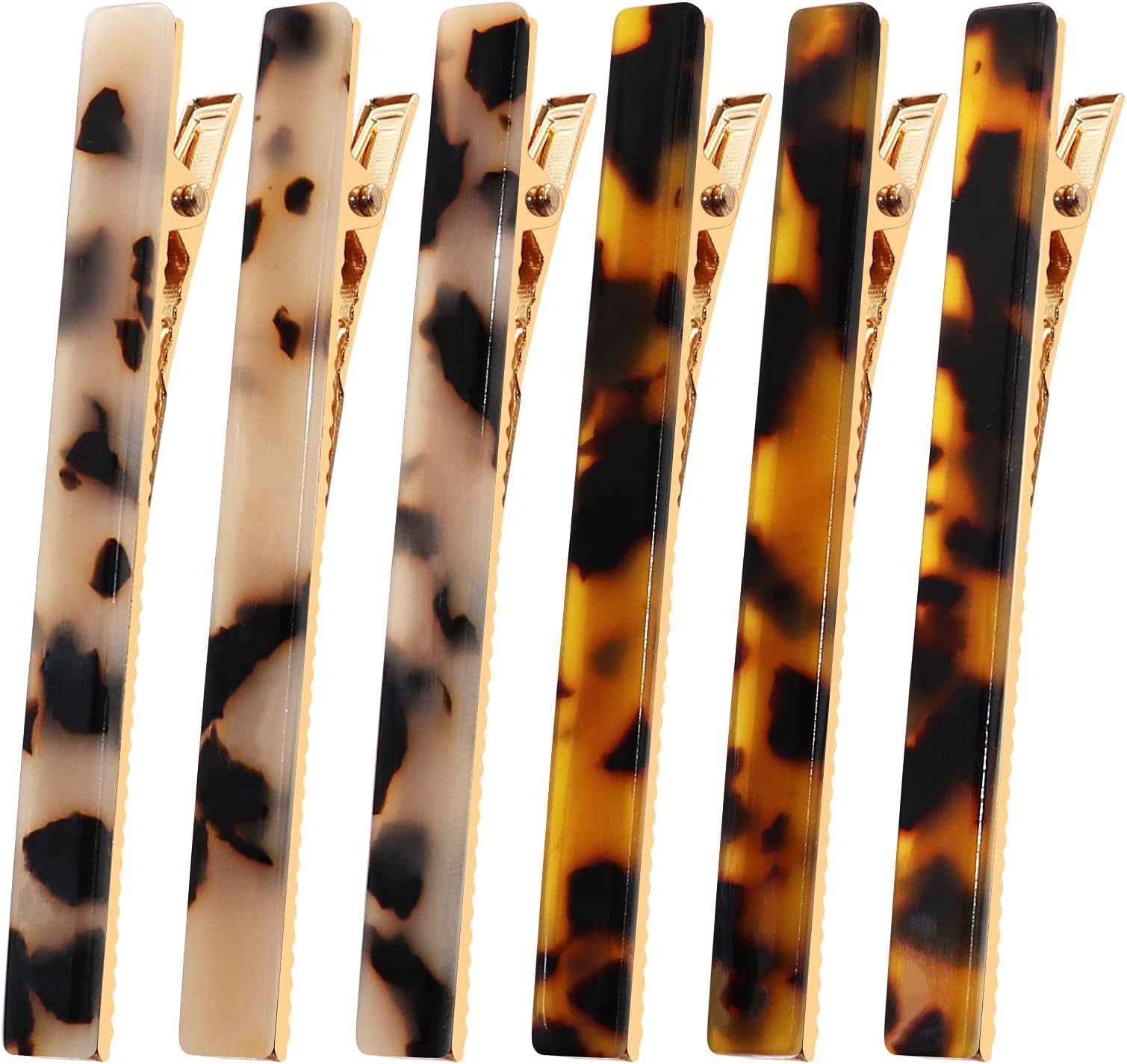 Amazon.com : LONEEDY 6 Pack 3.3Inch Duck Teeth Bows Hair Clips Hair ...