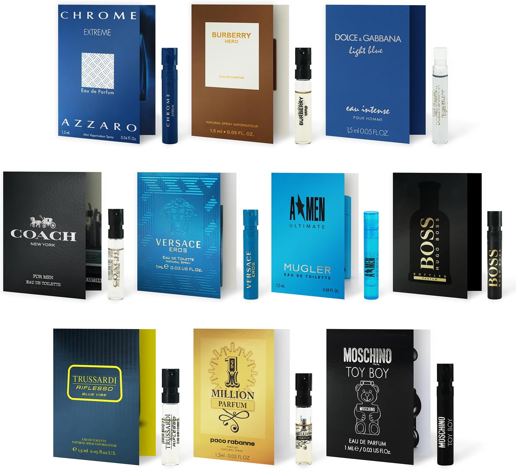 Amazon.com : Infinite Scents Cologne Samples for Men - 10 Designer ...