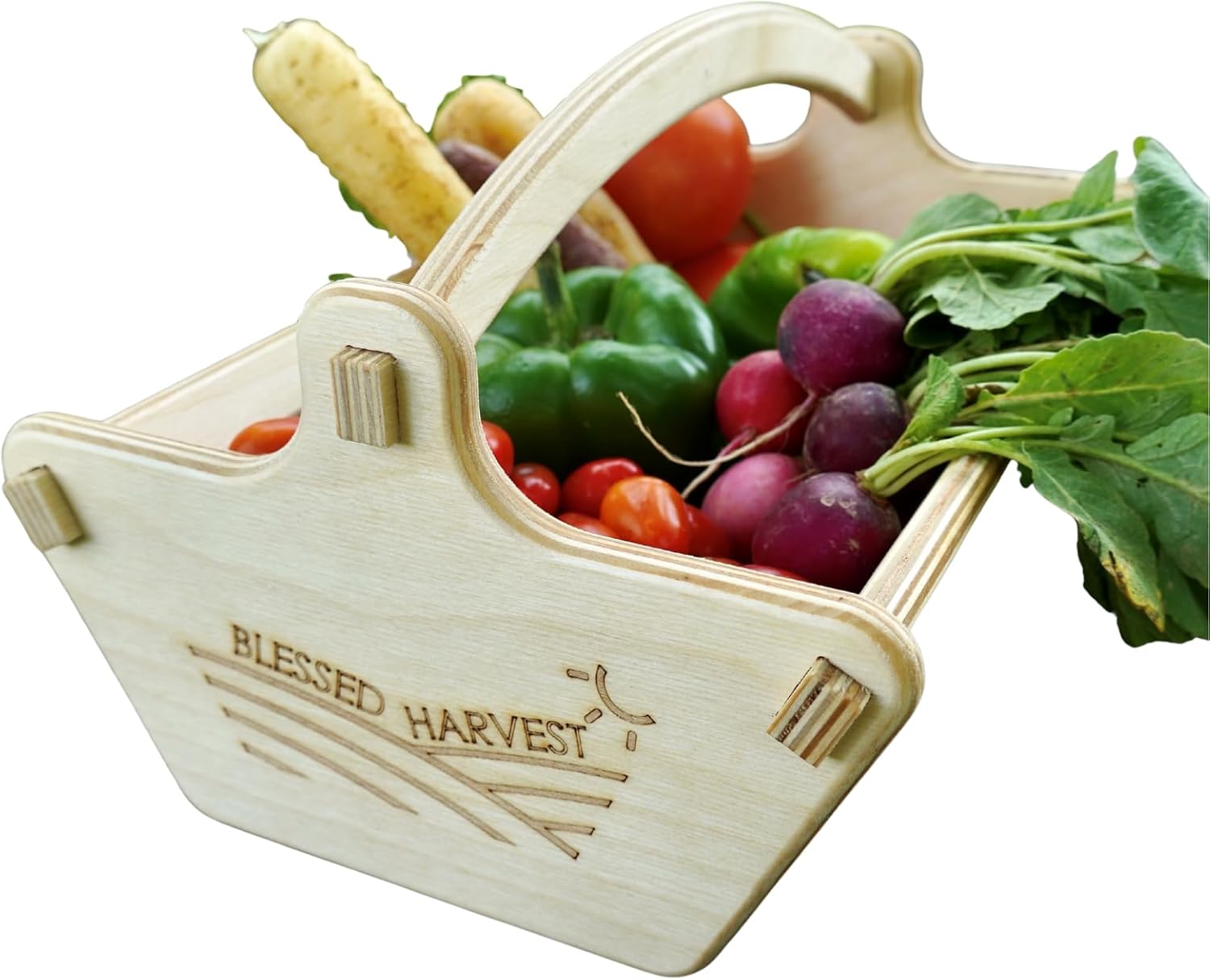 Amazon.com: Pinecone Home Personalized Garden Harvest Basket ...