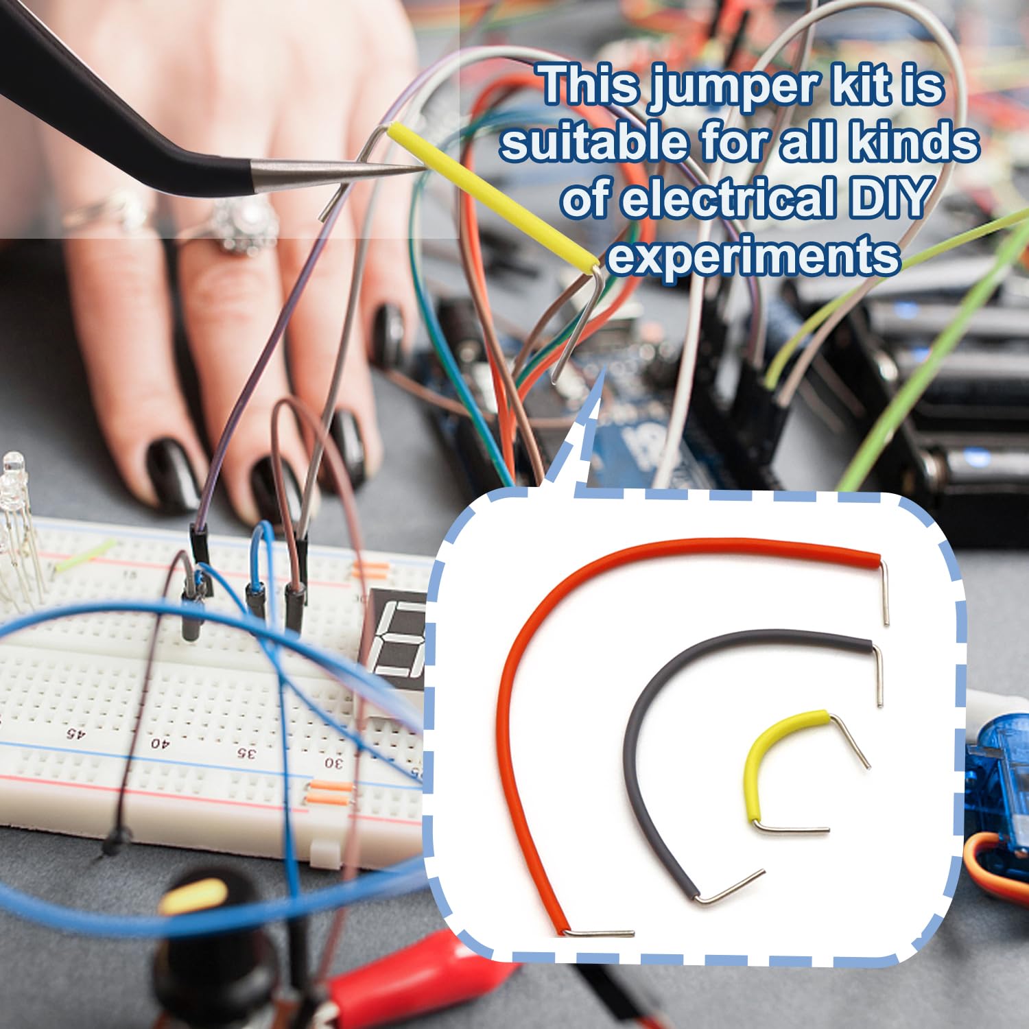 Snapklik.com : Sunxeke 560Pcs Breadboard And Jumper Wire Kit PCB ...