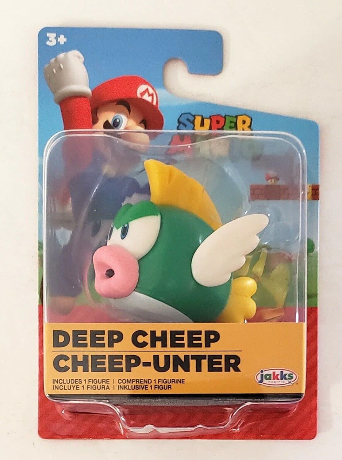 Amazon.com: Super Mario Deep Cheep 2.5" Action Figure : Toys & Games