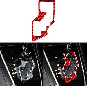 Amazon.com: NVCNX Real Premium Carbon Fiber Car Gear Shift Panel Bezel ...